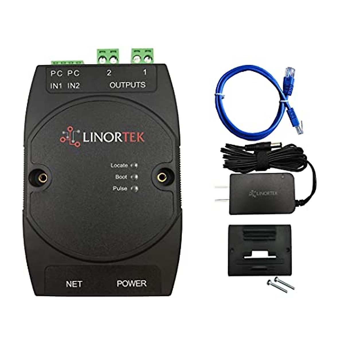 Linortek Netbell-2-1Buz TCP/IP Network Enabled Controller with One 4” Extra Loud Buzzer for Industrial Factory Warehouse Lunch Break Time Alert System w/Web-Based scheduling Software