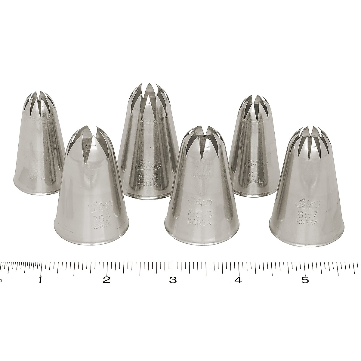 Ateco 857 Deep-Closed-Star Decorating Tube