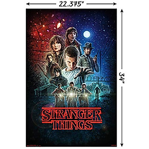 Trends International Netflix Stranger Things - One Sheet Wall Poster, 22.375" x 34", Unframed Version