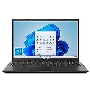 ASUS VivoBook F15 Business Laptop 15.6" FHD Anti-Glare Display 11th Generation Intel Quad-core i5-1135G7 Processor 8GB DDR4 256GB SSD Intel Iris Xe Graphics USB-C Win11 Black + HDMI Cable