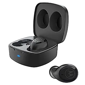 Motorola Vervebuds 100 Earbud Headphones, Waterproof True Wireless Earbuds, Bluetooth 5.0 in-Ear with Hands-Free Call Microphone