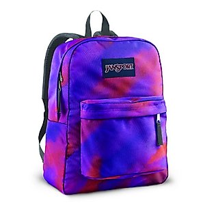 JanSport T501 Superbreak Backpack - Purple Sky/Multi Watercolor