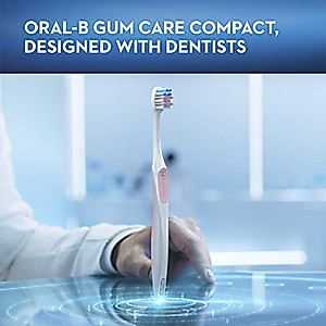 Oral-B Gum Care Extra Soft Toothbrush for Sensitive Teeth and Gums, Compact Small Head - 6 Pack