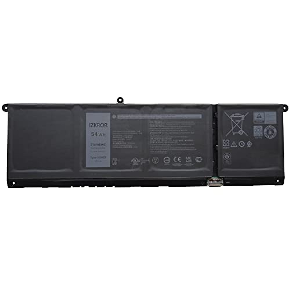 IZKROR V6W33 54Wh Battery Replacement for Dell Inspiron 3510 3511 3515 5310 5410 5418 5510 5515 5518 Latitude 3320 3330 3420 3520 Vostro 3510 3515 3511 3525 5310 5510 5410 5620 Series G91J0 TN70C 15V