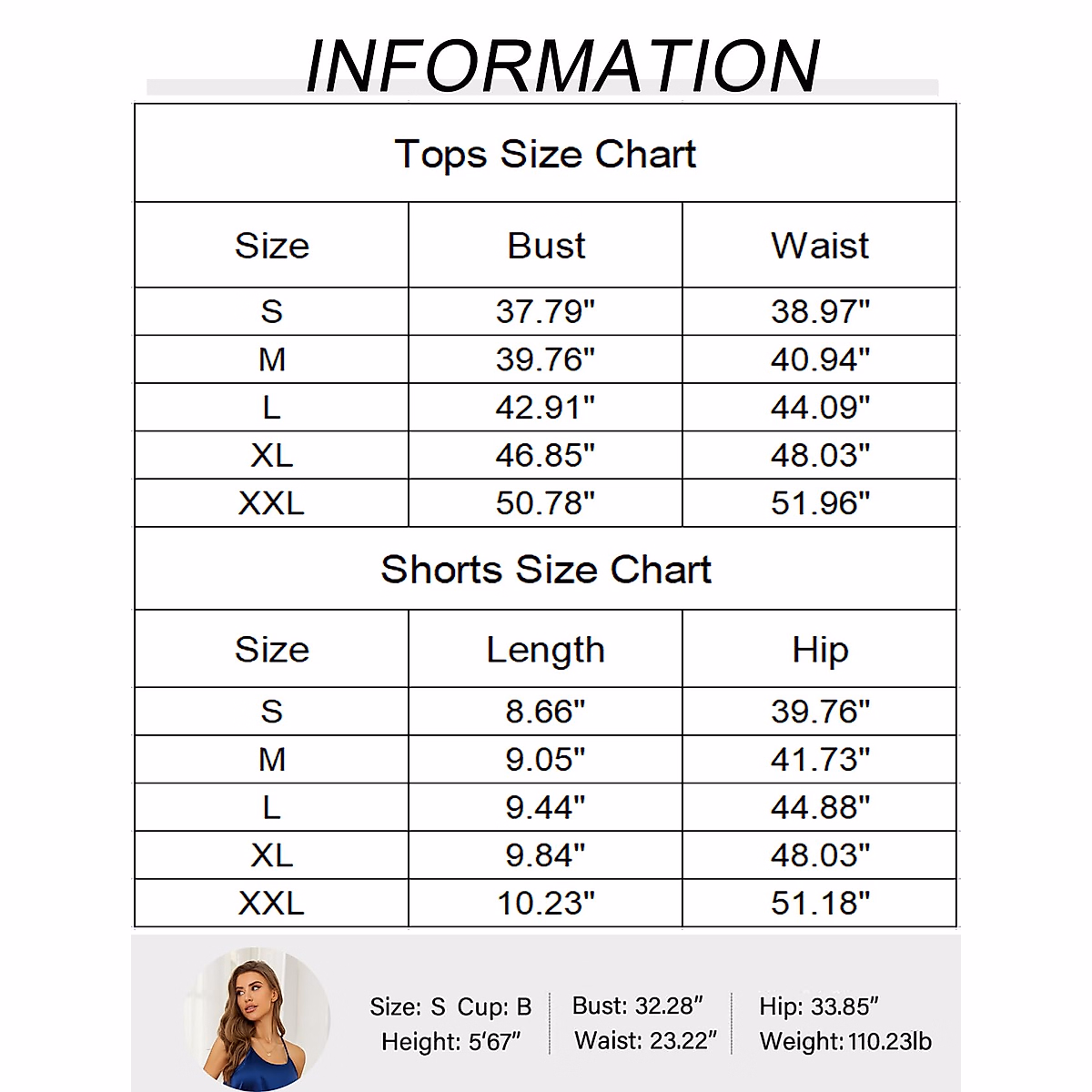 MOYEE Satin Pajama Set for Women Silk Silky Pjs Camisole And Shorts 2 Piece Sets(White, Medium)