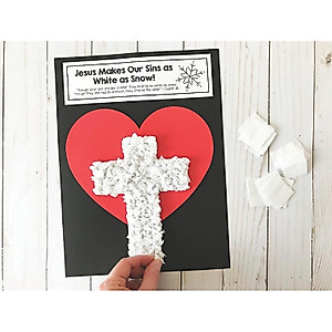 Fun Express Cross Sticky Boards - Bulk Set of 24 - DIY Religious Crafts for Kids and Sunday School Activities