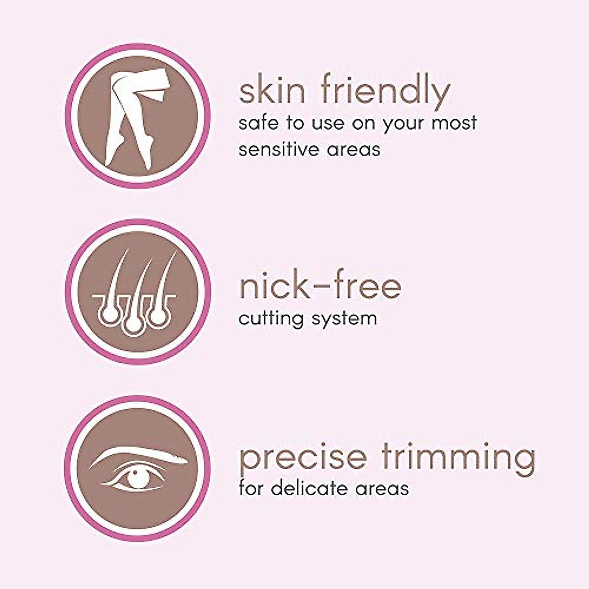 Conair Satiny Smooth Corded/Cordless Ladies All-in-One Wet/Dry Personal Groomer