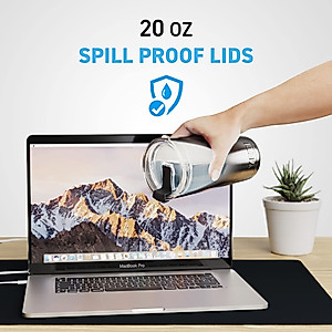 20/10 OZ - 3 Replacement Lids for Yeti Tumblers like Yeti Lids - 3.3 Inch Diameter - Spill Proof Lids for Yeti Tumblers - Tumbler Lid for Replacement Yeti Cup Lid 20 & 10 oz Tumbler Lids