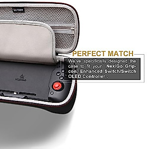 LTGEM Hard Case for NexiGo Gripcon Controller(Inside: 10.8"x4.1"x3.2") - Travel Protective Carrying Storage Bag