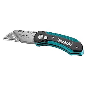 Makita Quick Change Folding Utility Knife with 10 Blades