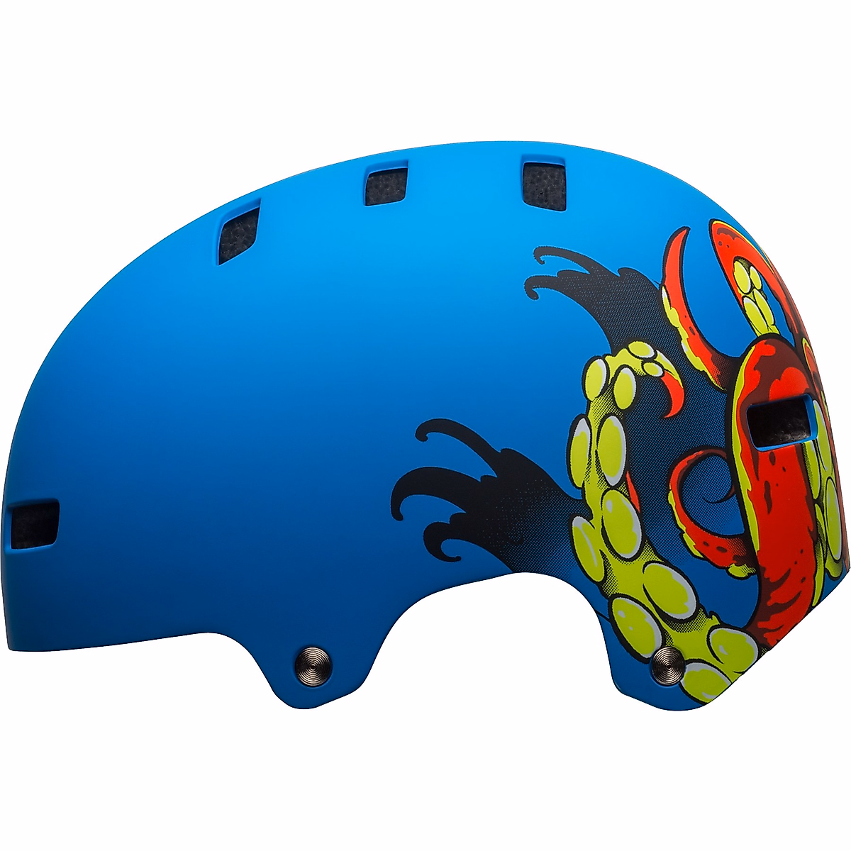 BELL Span Youth Bike Helmet - Matte Force Blue Octobeast (2018), X-Small (49-53 cm)