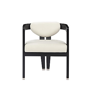 Best Master Furniture Ravenna Black Wood Dining Chair