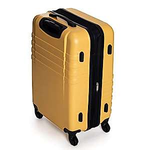 Ben Sherman Spinner Travel Upright Luggage Hereford, Mustard, 4-Wheel 24