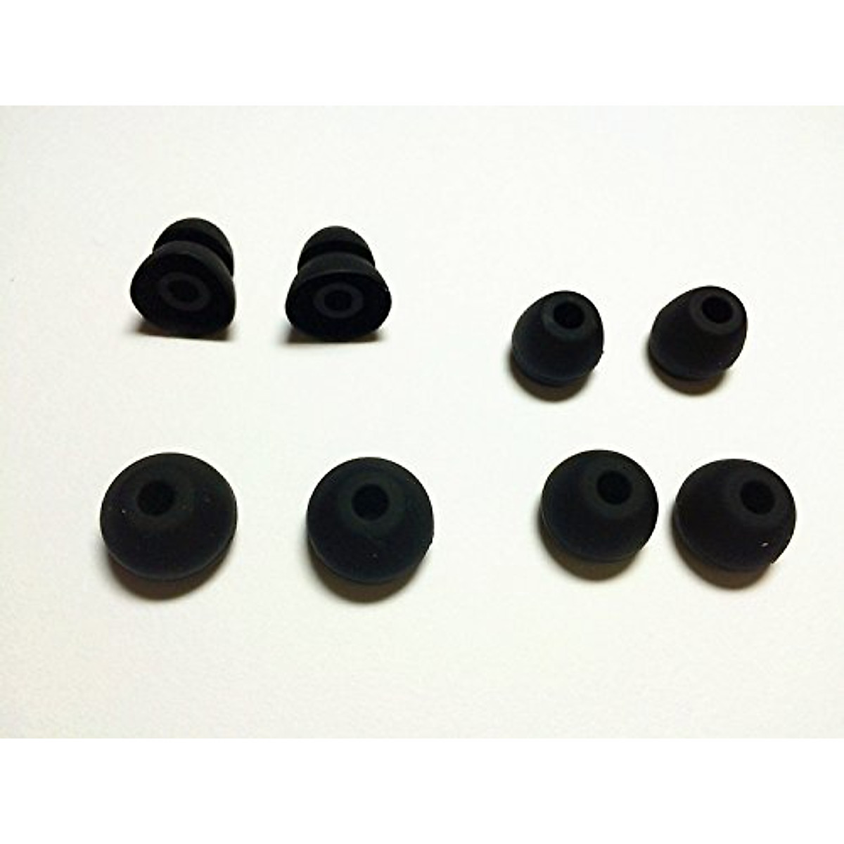 8pcs Replacement Earbuds Eartips for Monster Beats Dr. Dre Urbeats Urbeats 2.0 Tour 2.0 Stereo Earphones (Black)