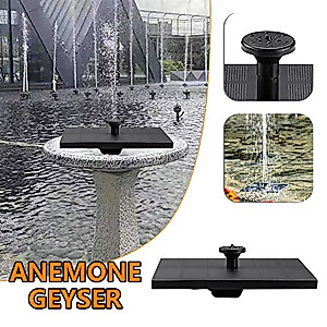 TOUMENY Garden Decoration Solar 𝐅𝐨𝐮𝐧𝐭𝐚𝐢𝐧, Floating Outdoor Pool Water Feature 𝐅𝐨𝐮𝐧𝐭𝐚𝐢𝐧, Floating 𝐅𝐨𝐮𝐧𝐭𝐚𝐢𝐧