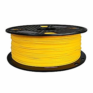 PLA MAX PLA + Lemon Yellow PLA Filament 1.75 mm 3D Printer Filament 1KG 2.2LBS Spool 3D Printing Material Stronger Than Normal PLA Pro Plus Filament CC3D PLA Yellow Color