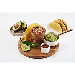 2 in 1 Cake Stand and Cheese Charcuterie Board, Cupcake Stand for Afternoon Tea, Dessert Table Display Made of Wood, Ecologic Cupcake Holder, Beautiful Wedding Cake Stand, 10 inch Diameter