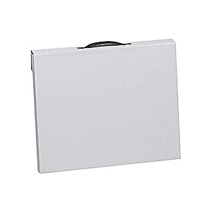 Flipside Art Portfolio Storage Case, Corrugated, 23 x 31 Inches, White - 1398167