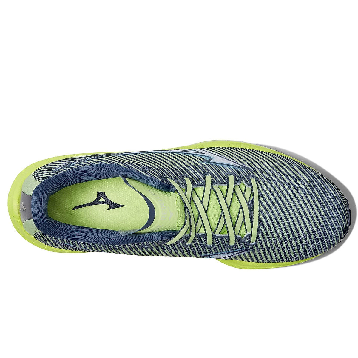 Mizuno womens Wave Rebellion Running Shoe, Neo Lime, 9.5 US