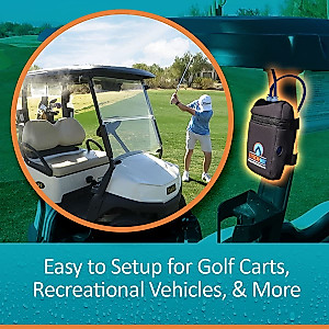 EXTREMEMIST Portable Misting System - 4 Mist Nozzles | Easy to Setup | 16 ft. Mist Line for Outdoor Patios, Golf Carts, Greenhouses, Canopy, Decks & More