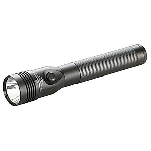 Streamlight 75458 Stinger DS LED HL 800-Lumen Rechargeable Dual Switch Flashlight with 120-Volt AC/12-Volt DC Smart Charge Piggyback Charger (NiMH), Black