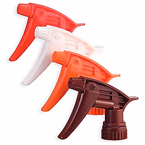 The Mop Mob Chemical Resistant Spray Head 12 Pack. Industrial Sprayer Perfect for Auto/Car Detailing Supply & Janitorial Cleaners. Heavy Duty Low-Fatigue Trigger & Nozzle Replacement Fits 32oz Bottle