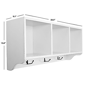 Safavieh American Homes Collection Alice Shady White Wall Shelf