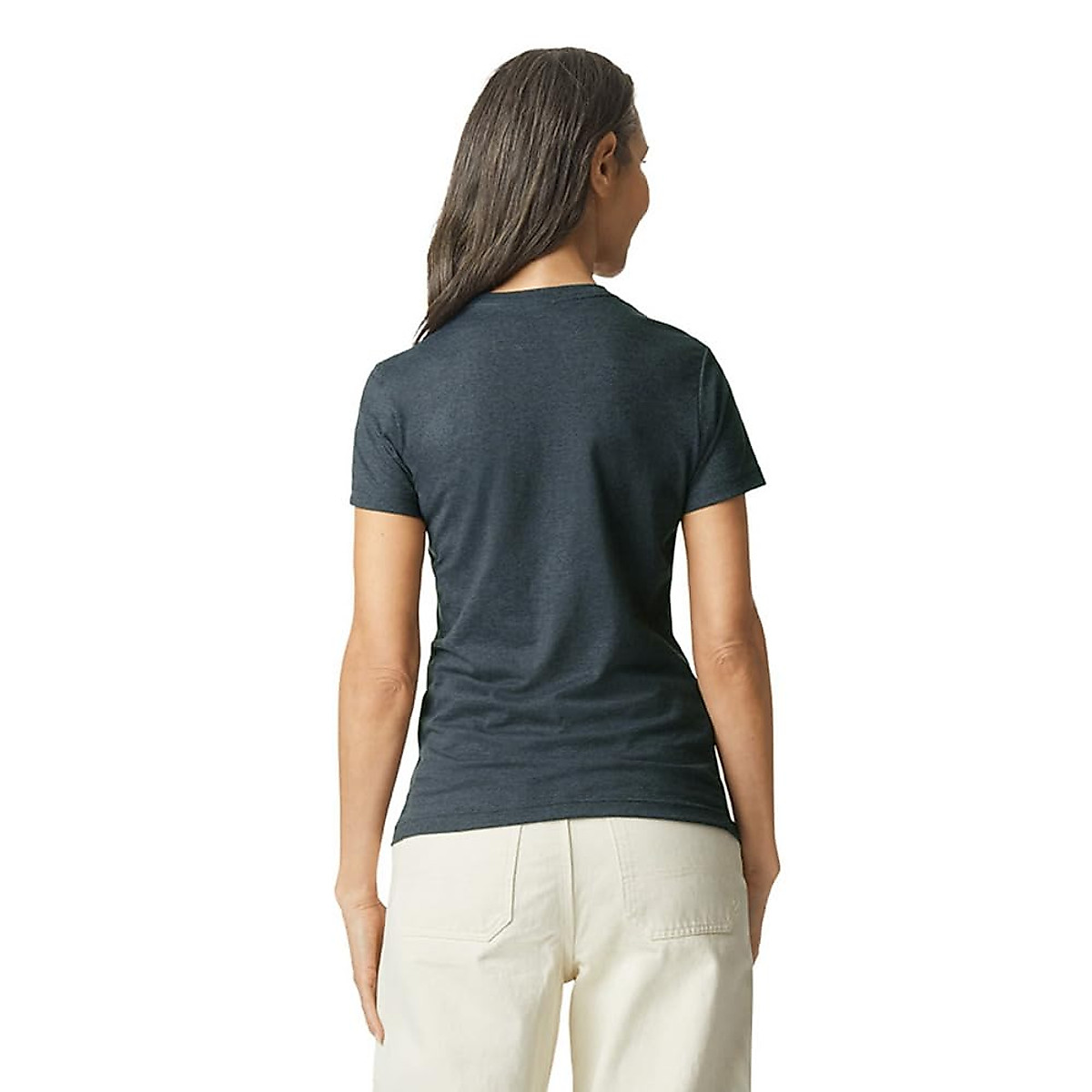 Gildan Women's Softstyle Cotton T-Shirt, Style G64000L, Multipack, Dark Heather (2-Pack), Small