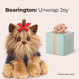 Bearington Collection Chewie The Yorkie Stuffed Dog, 13 Inch Realistic Stuffed Animal