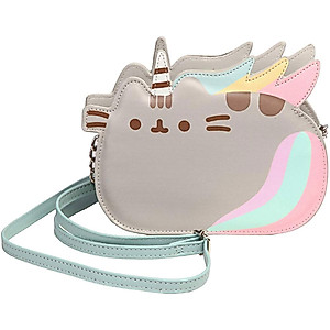 Pusheenicorn Cross Body Purse Standard, Gray