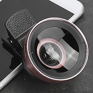 2 in 1 Professional Phone Lens Super Wide Angle and Macro Lens for Mobile Phone with Clear Image Design, Suitable for Most Smartphones, Tablets