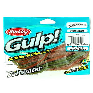 Berkley Gulp! Saltwater 6",Sandworm, New Penny 10 Count (Pack of 1)