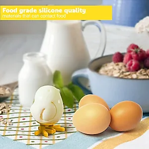 Cute Chicken Egg Mold Boiled Egg Shaper Boiled Egg Mold, Kawaii Egg Tool Chicken Shape, Cute Cartoon Chick Shape Egg Moldfor Children
