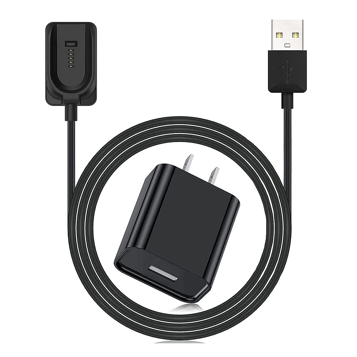 Charge Adapter Cable for Plantronics Voyager Legend Wireless Headset, Replacement USB Charging Power Cord, Voyager Legend Accessories Charging Block (Black, 3.3ft/1m)