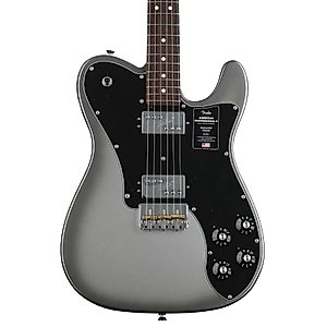 Fender 6 String Solid-Body Electric Guitar, Right, Mercury (0113960755)