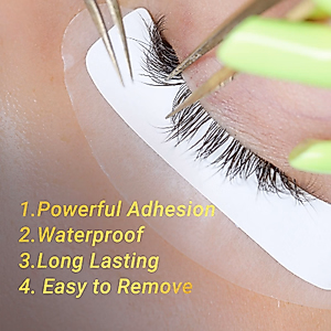 MAEXUS Self Adhesive Lash Strips for Fake Eyelashes, Black Eyelash Glue Strip, Essential for Wearing Fake Eyelashes, No Eyelash Glue, for Fake Eyelash Strip, 1 Meter