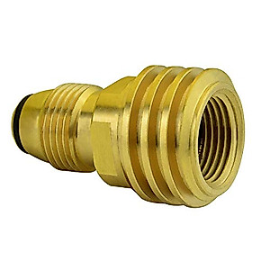 Onlyfire Universal Fit Propane Tank Adapters - Converts LP Tank POL Service Valve to QCC1 (Type 1) Outlet