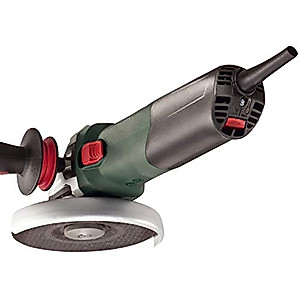 Metabo 6-inch Angle Grinder | 13.5 Amp | 9,600 RPM | Electronics | Lock-on Switch | WE 15-150 Quick,Green