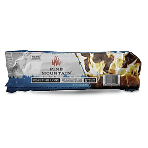 Pine Mountain Roasting Logs, Cooking firelogs for Campfire, Fireplace, Fire Pit, Outdoor and Indoor Use, 6 Pack