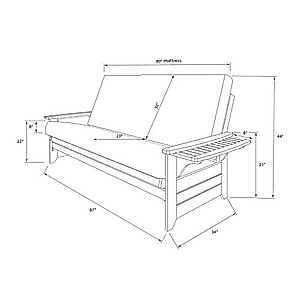 Kodiak Furniture Phoenix Futon Frame