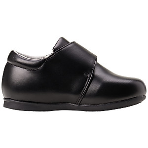 Josmo Boy's Walking Dress Shoe (Infant, Toddler), Size 6 Toddler, Black Strap