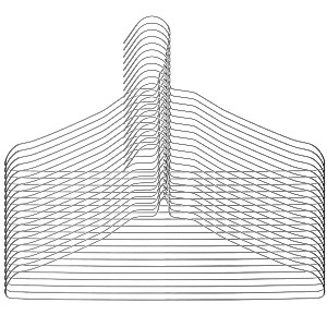 Mr. Pen- Wire Hangers, 20 Pack, Metal Hangers for Clothes, Wire Clothes Hangers, Metal Coat Hangers, Wire Coat Hangers, Hangers Metal Clothes Hanger, Wire Hanger, Metal Hanger