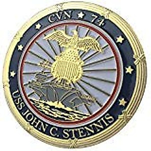 U.S. Navy USS John C. Stennis/CVN-74 GP Challenge Coin 1153#