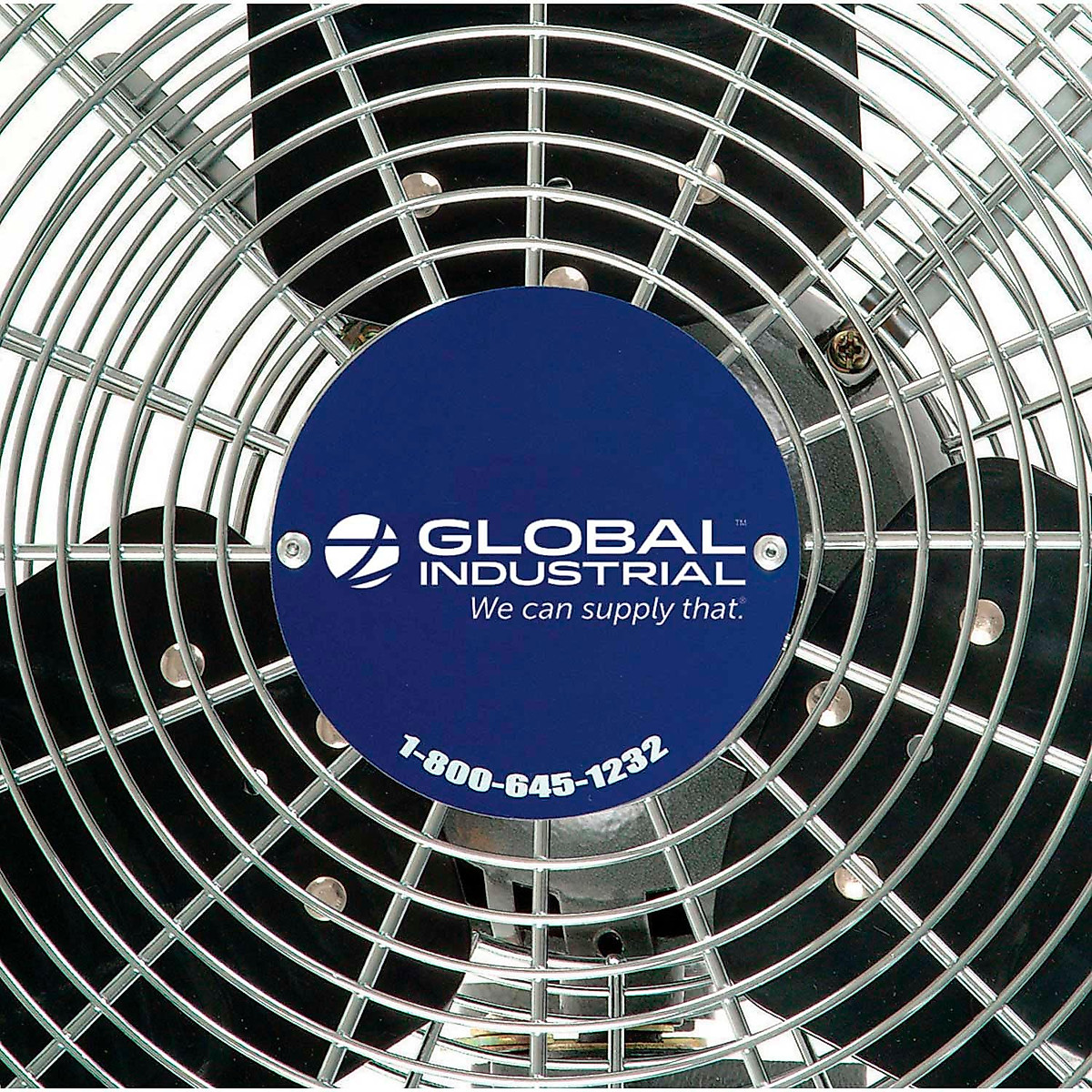 Global Industrial Oscillating Wall Mount Fan, 24" Diameter, 1/4HP, 7525CFM