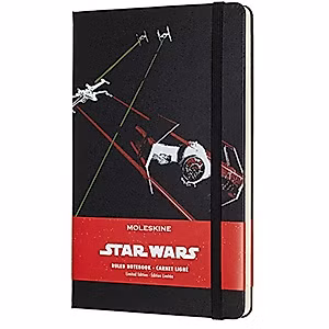 Moleskine Limited Edition Star Wars Notebook, Hard Cover, Large (5" x 8.25") Ruled/Lined, 240 Pages