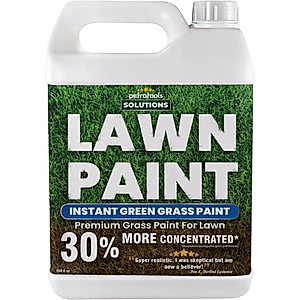 PetraTools Lawn Paint, Green Grass Lawn Spray Grass Paint For Lawn, Green Lawn Spray, Green Grass Spray For Lawn & To Grass Spray Paint Grass Green, Green Dye for Lawn Spray on Grass (1 Gal)