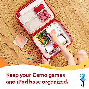 Osmo - Little Genius Starter Kit for iPad (Preschool Ages) + Grab & Go Large Storage Case for iPad Bundle (Amazon Exclusive) iPad Base Included