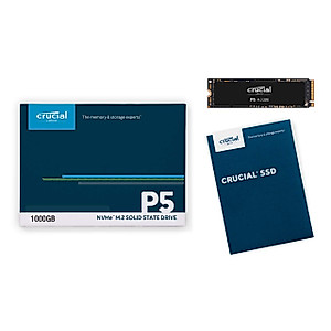 Crucial P5 2TB 3D NAND NVMe Internal Gaming SSD, up to 3400MB/s - CT2000P5SSD8