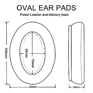 XB900N Ear Pads - Replacement Ear Cushion Compatible with Sony WH-XB900N WHXB900 / WH-CH710N / WH-CH700N (WHCH700N) & MDR-ZX780 (ZX780DC) / MDR-ZX770 (ZX770BN ZX770BT) / MDR-10R (10RNC 10RBT)Headphone