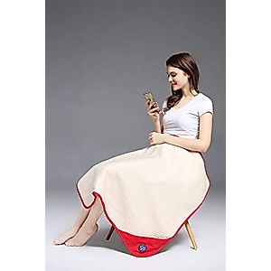 Radia Smart 5G Blocking, EMF Protection Baby Blanket, Pregnancy Belly Shielding, Organic Cotton, 30”x35"